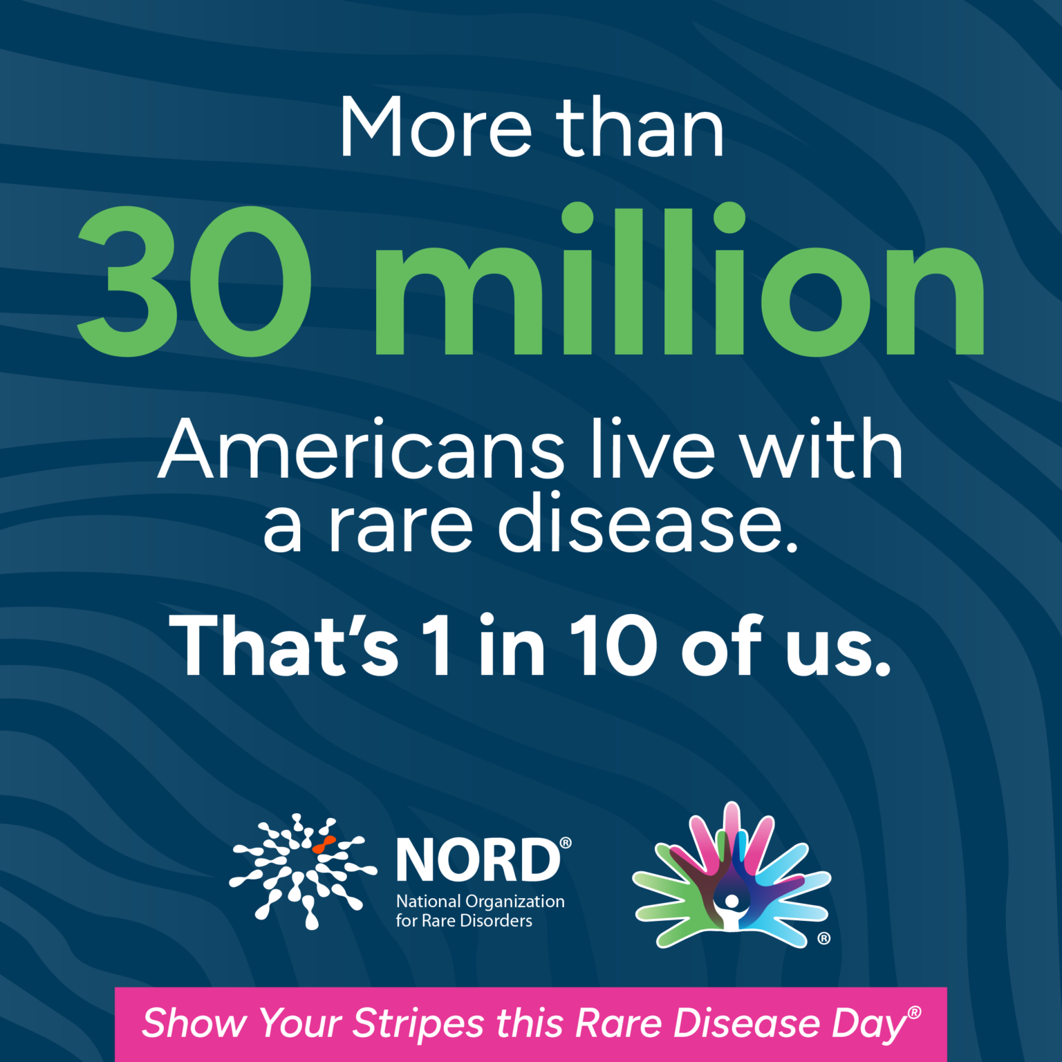 Rare Disease Day Challenge Graphics - The LAM Foundation