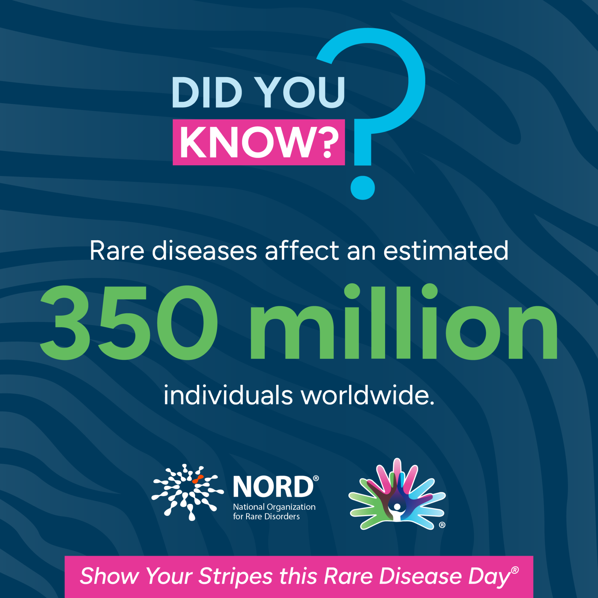Rare Disease Day Challenge Graphics - The LAM Foundation